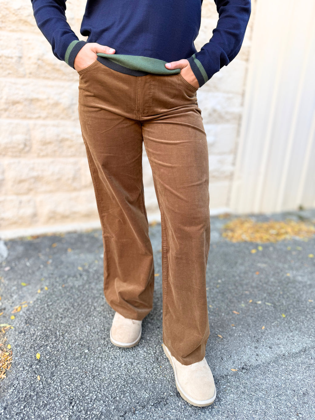 Meg High Rise Fab Ab Long Cognac by Kut from the Kloth – Lois Pearl ...